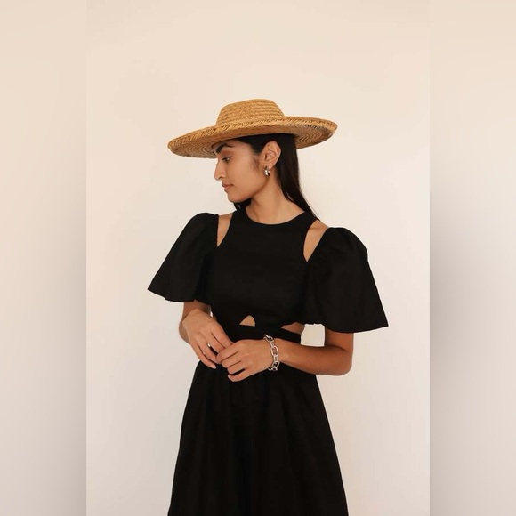 Sovere | Dresses | Sovere Cutout Linen Midi Dress Nwt | Poshmark